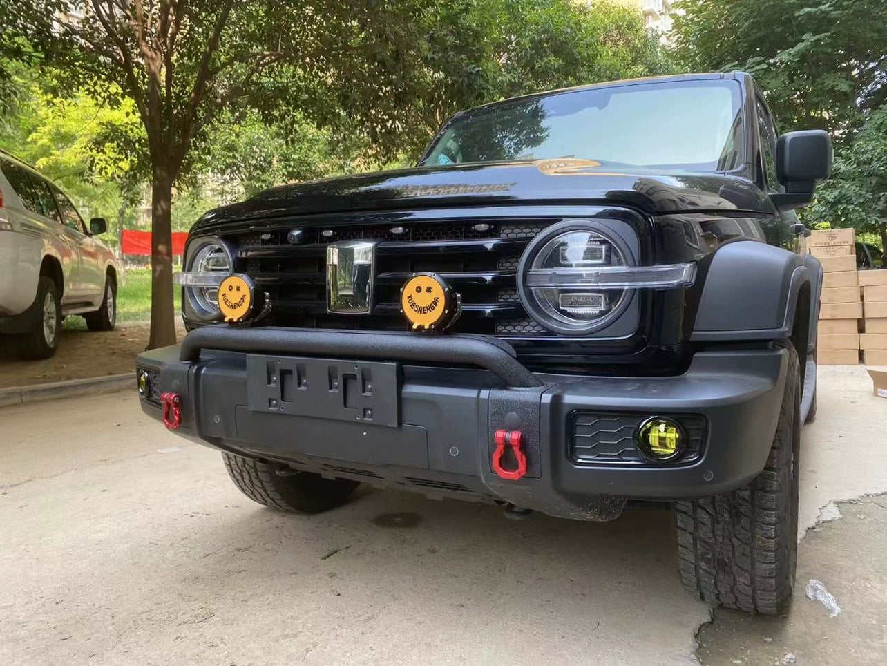 GWM Tank 300 Bullpen Front Bumper Spotlight Bracket – gwm4x4parts