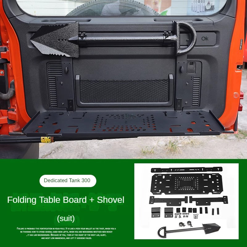 GWM Tank 300 Tailgate Storage Folding Rack – gwm4x4parts